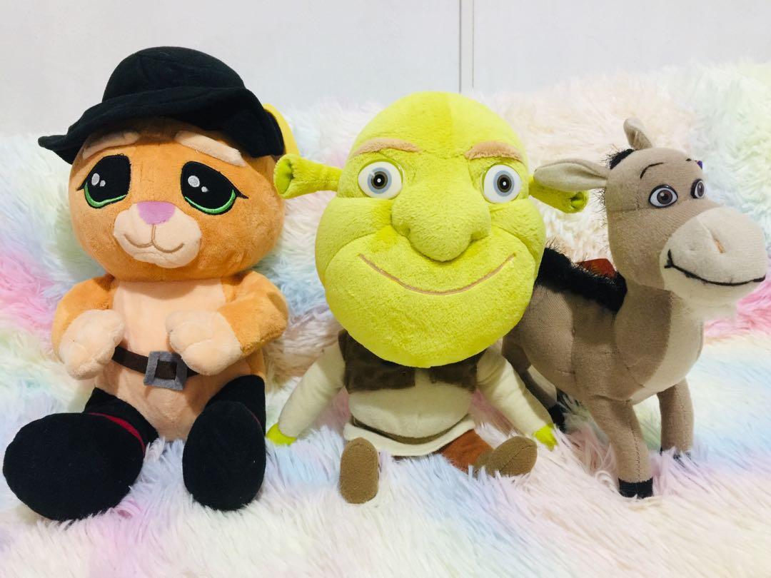BUNDLE SHREK STUFFED TOY, Hobbies & Toys, Toys & Games on Carousell