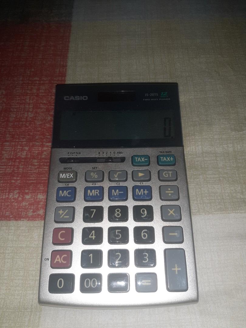 Casio Calculator JS-20TS, Computers & Tech, Office & Business ...