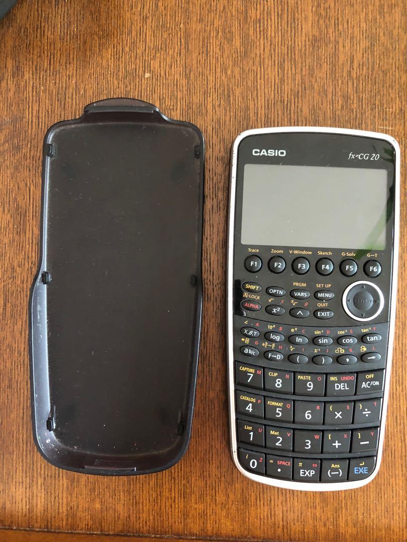 Casio fx-CG 20 Graphing Calculator 圖形計算器, 電腦＆科技, 商務用科技產品 - Carousell