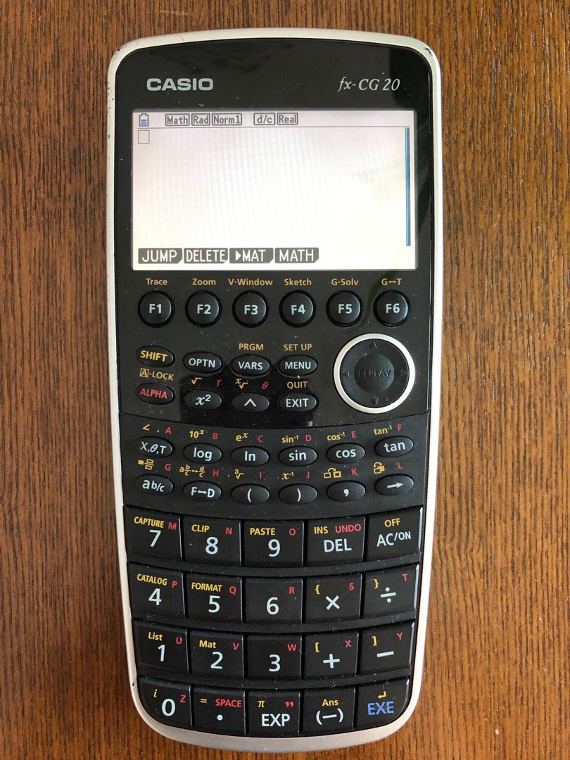 Casio fx-CG 20 Graphing Calculator 圖形計算器, 電腦＆科技, 商務用科技產品 - Carousell