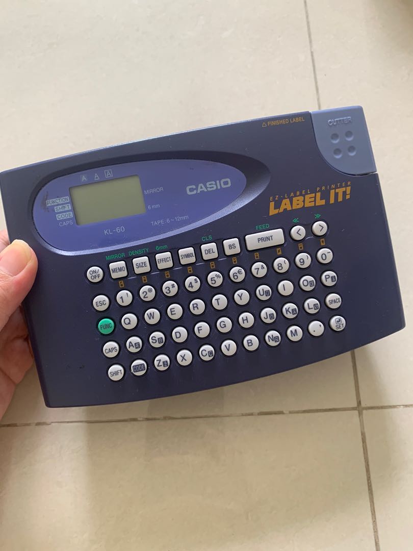 Casio Label printer, Computers & Tech, Printers, Scanners & Copiers on ...