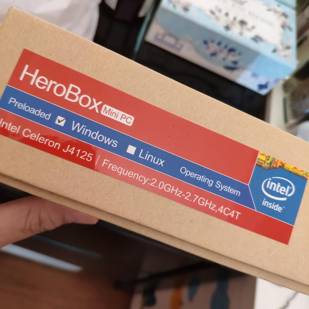 CHUWI HeroBox Desktop Mini PC Celeron® J4125 | 8GB+256GB, Computers ...
