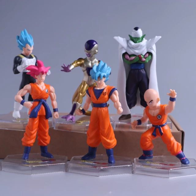 DBZ 6pcs/lot Dragon Ball Z Action Figures Resurrection Edition Super ...