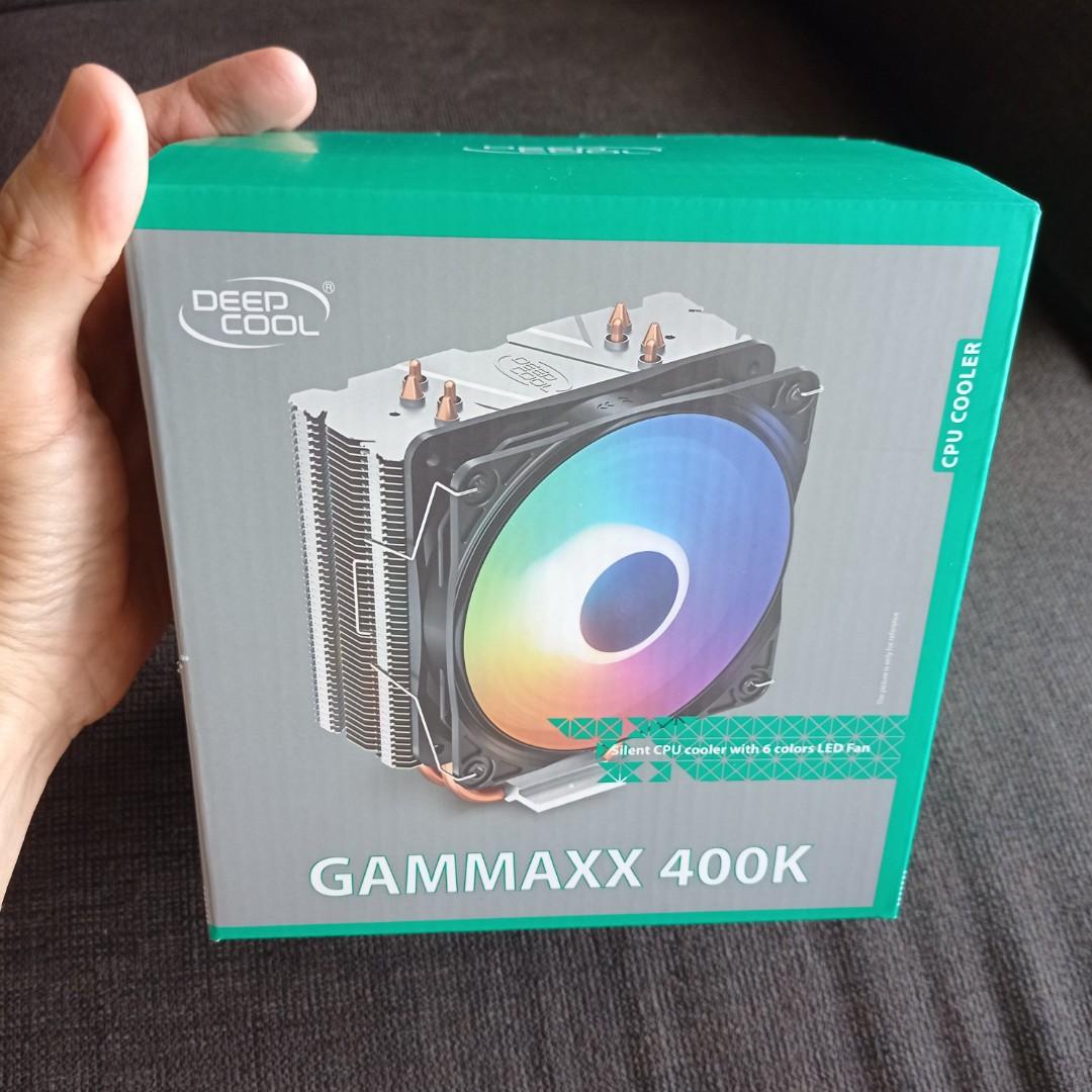 Deepcool GAMMAXX 400K CPU Cooler - 12cm RGB Fan, Computers & Tech ...