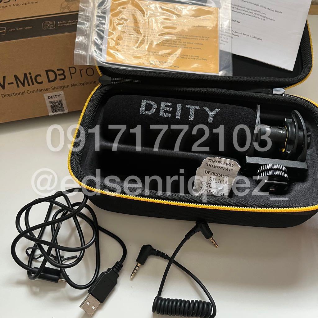 DEITY D3 PRO SHOTGUN MICROPHONE LIKE NEW, Photography, Video Cameras on Carousell