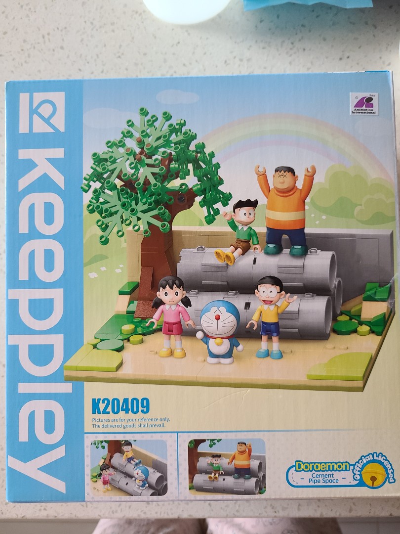 Doraemon Lego "Cement Pipe Space", 興趣及遊戲, 玩具 & 遊戲類 - Carousell