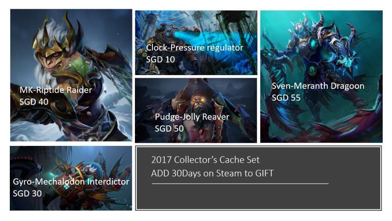 Dota 2 2017 Collector Cache Set‼️, Video Gaming, Gaming Accessories, In ...