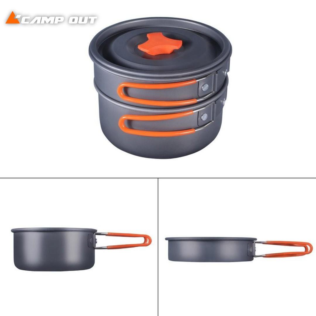DS-200 cooking set outdoor - Alat masak gunung - Nesting camping full ...