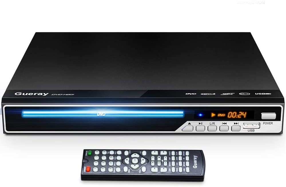 DVD Player with HDMI/AV Output, HD 1080P, Support MIC/USB, Remote ...