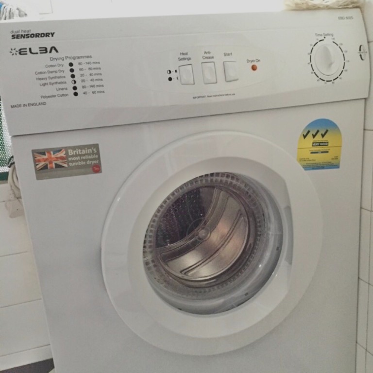 ELBA 6kg TUMBLE DRYER EBD602S, TV & Home Appliances, Washing Machines ...