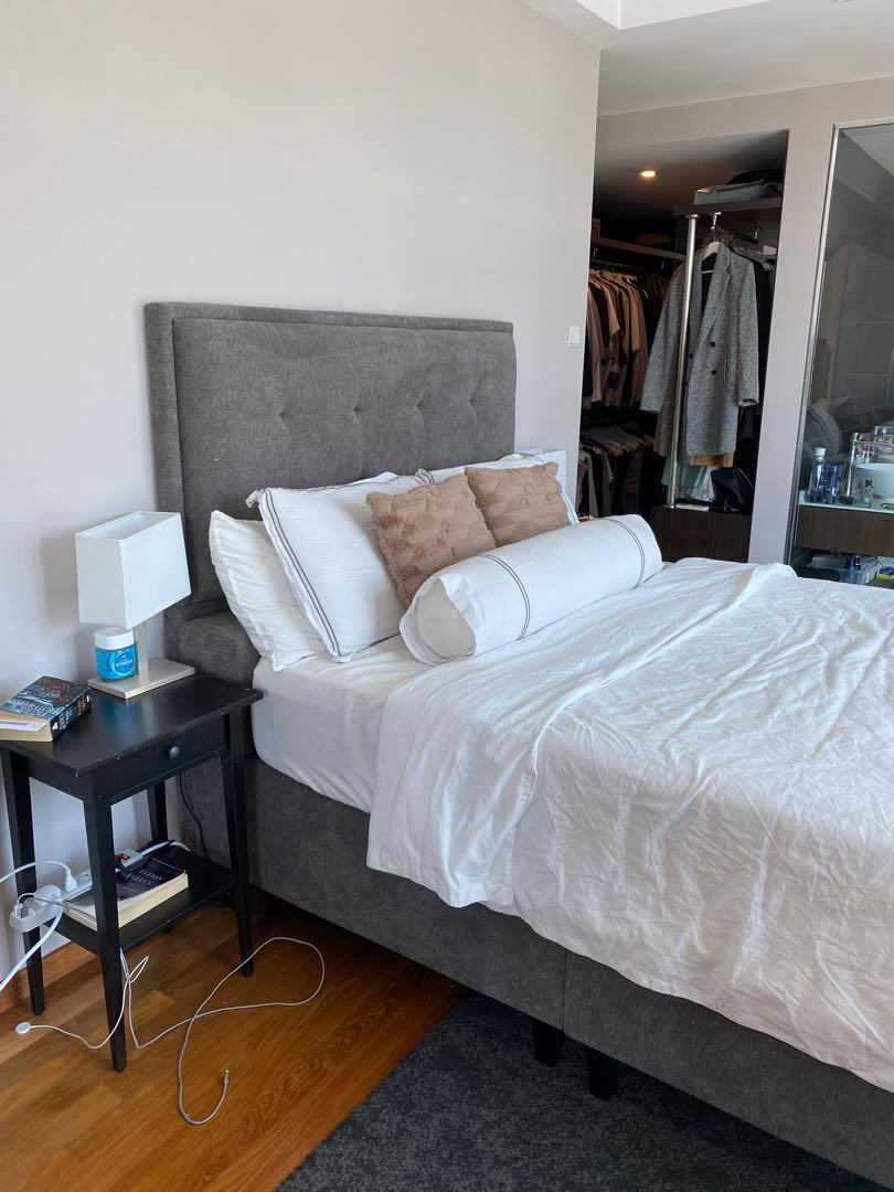 Extra long Queen (King length) bed frame, Furniture & Home Living ...