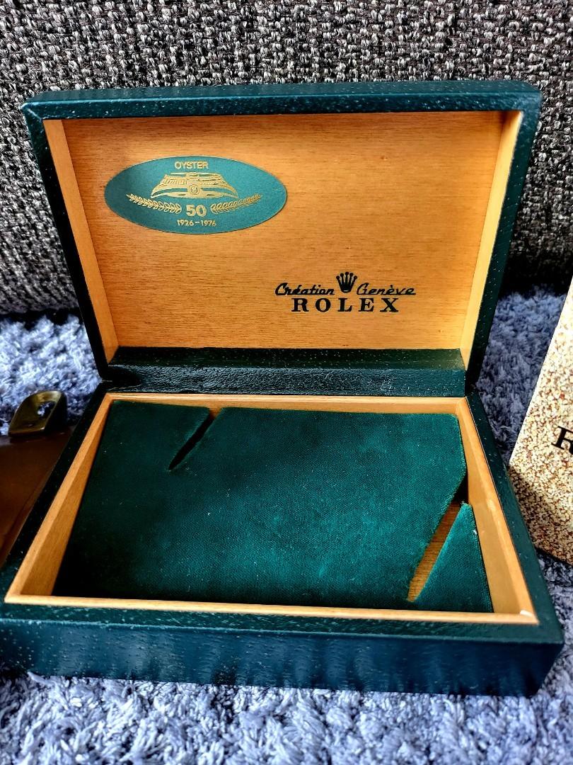 Extremely rare Rolex 1680 50th Anniversary Box with Rolex display ...