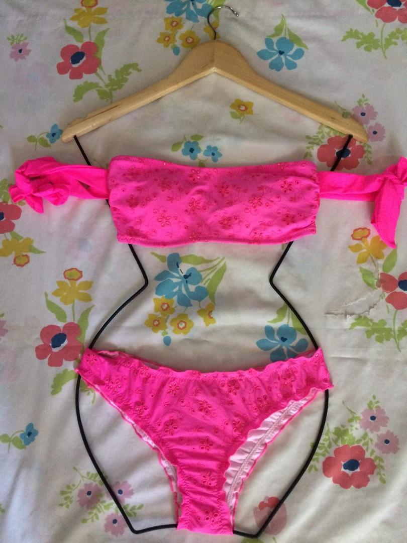 Eyelet Swimsuit, Women's Fashion, Swimwear, Bikinis & Swimsuits on ...