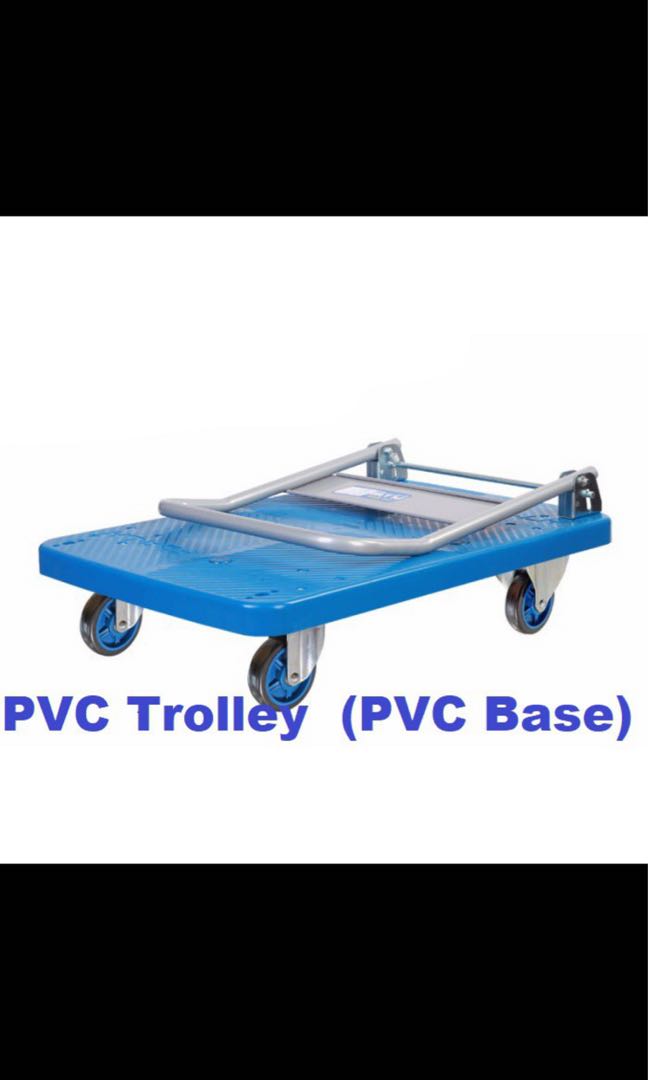 Foldable PVC Trolley, Furniture & Home Living, Home Improvement ...