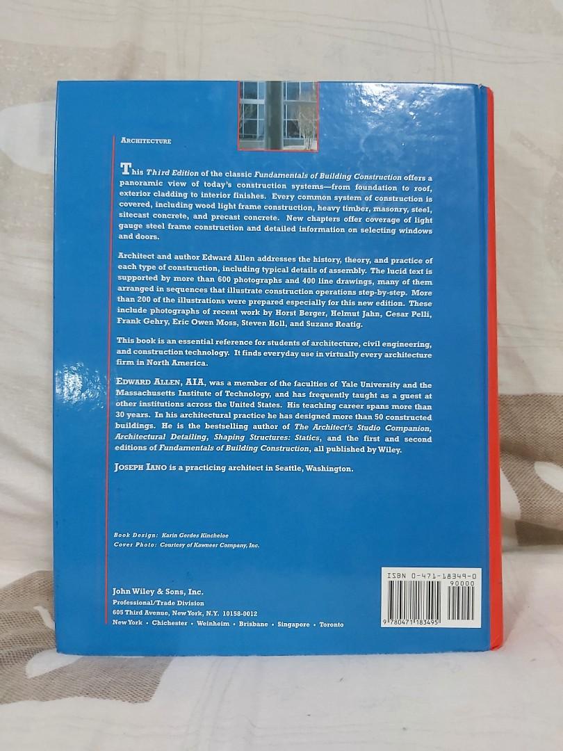 Fundamentals of Building Construction Materials and Methods, Hobbies ...