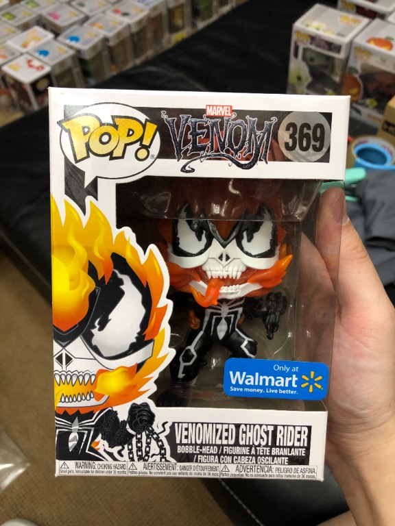 Funko Pop Marvel Venomized Ghost Rider 369 Walmart Exclusive (VAULTED ...