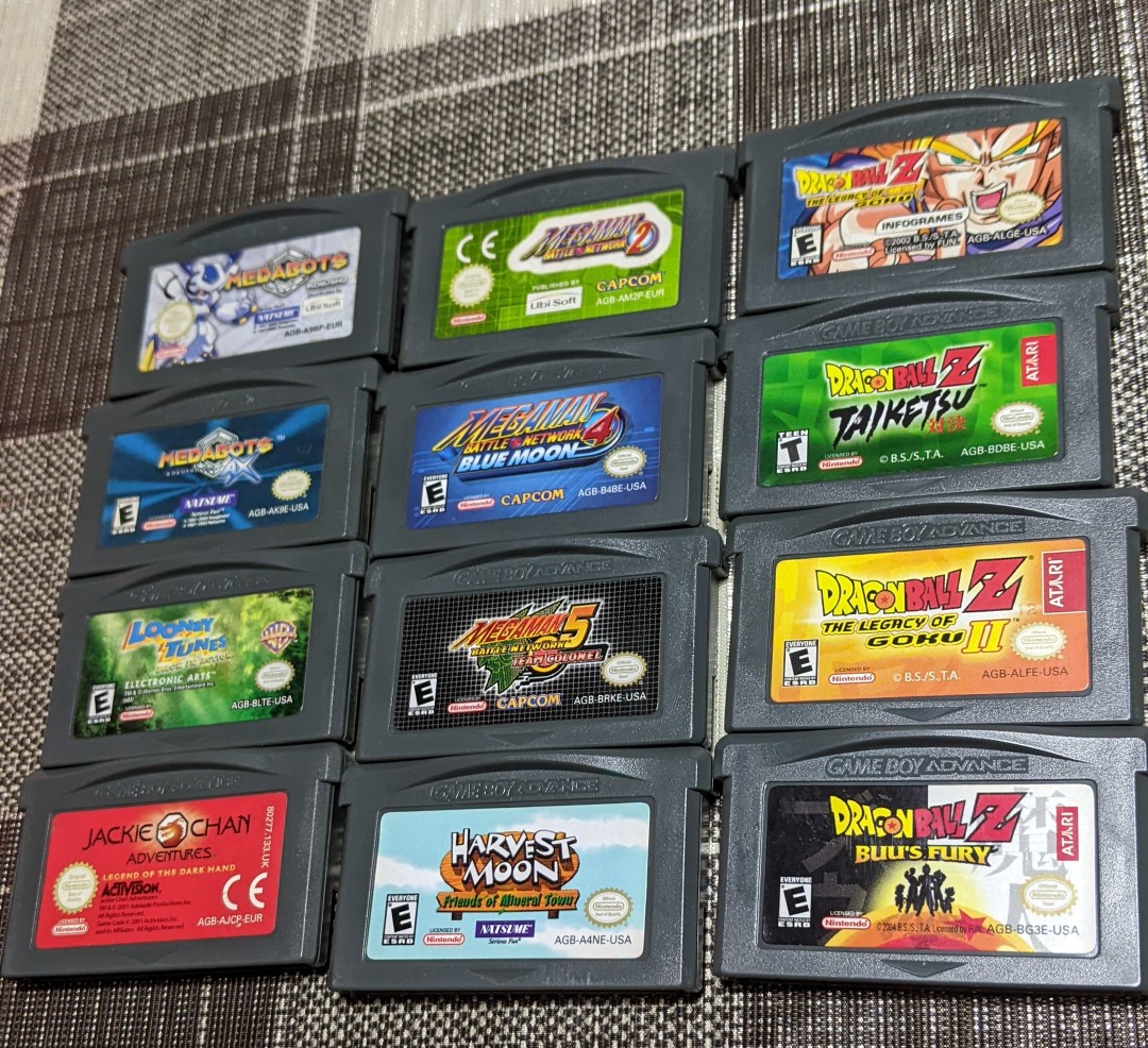 Gameboy Advance Cartridges (Authentic), Video Gaming, Video Games ...