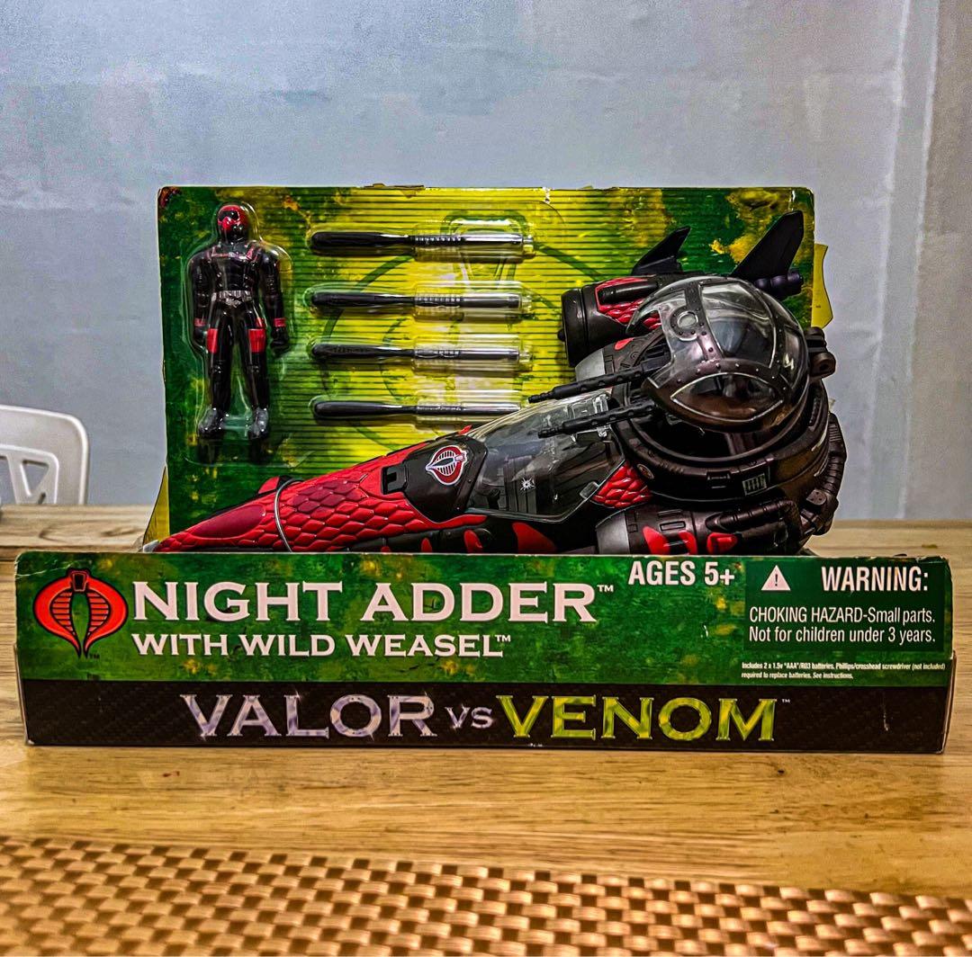Gi Joe Night Adder with wild weasel figure, Hobbies & Toys, Toys ...
