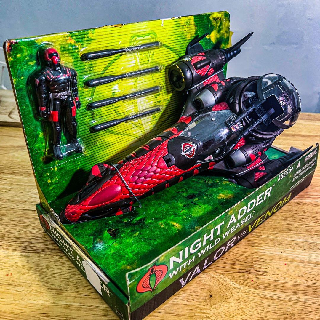 Gi Joe Night Adder with wild weasel figure, Hobbies & Toys, Toys ...
