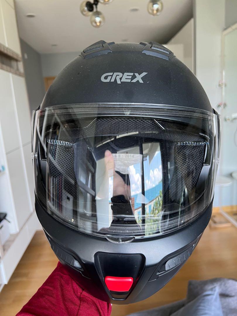 Grex motorcycle helmet black, Motorcycles, Motorcycle Accessories on ...