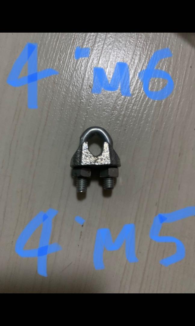 Gym machine repair clamps, eyelet M5 M6, Sports Equipment, Exercise ...