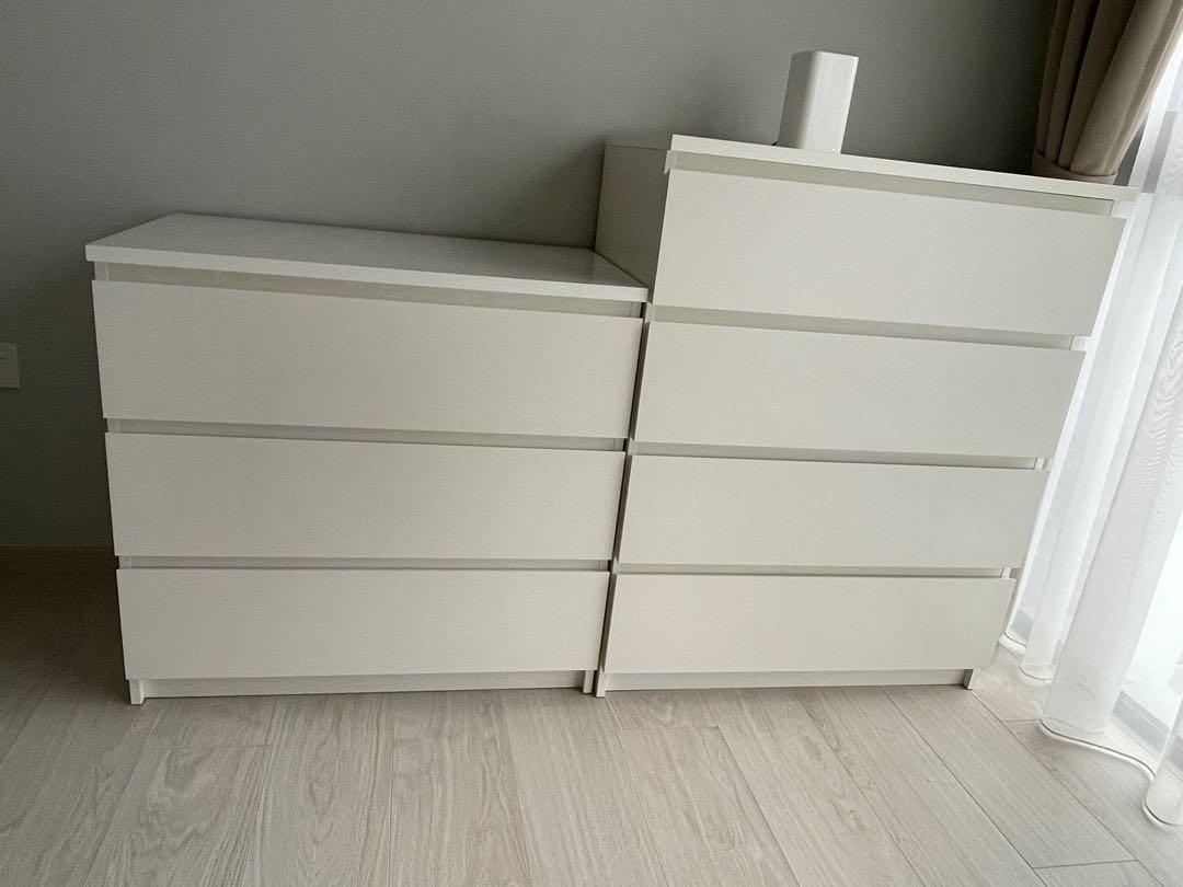 IKEA Malm Chest Drawers, Furniture & Home Living, Furniture, Shelves ...