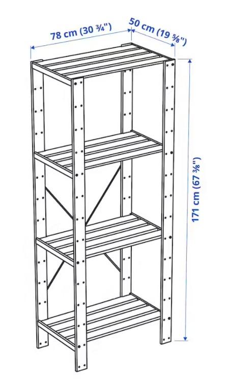 IKEA HEJNE storage system | Rack, Furniture & Home Living, Furniture ...