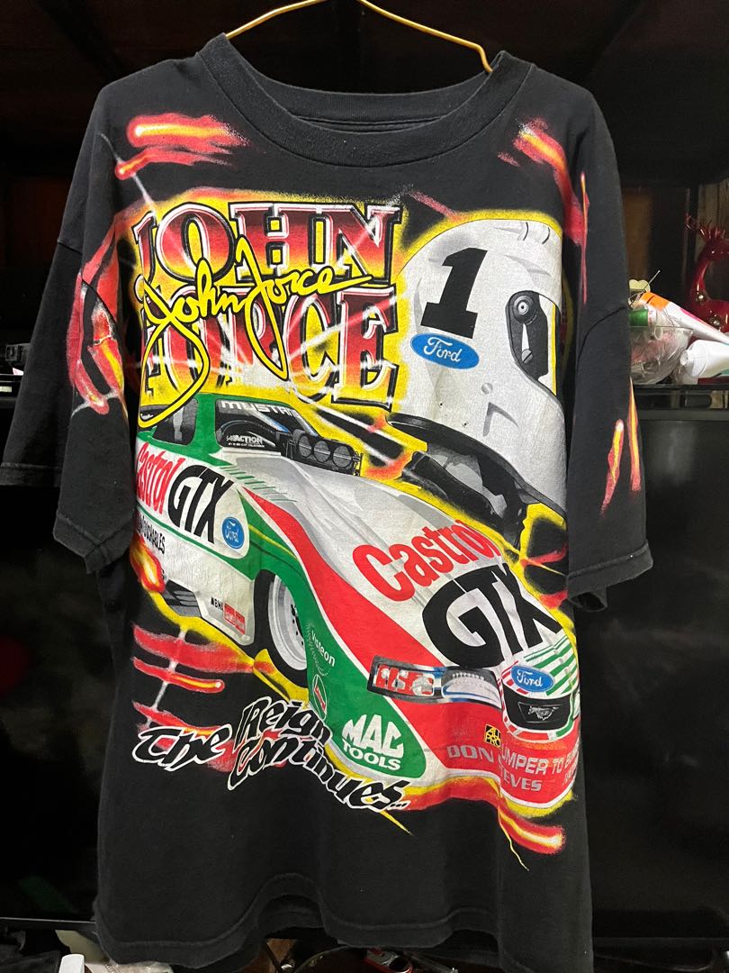 John force funny car AOP nascar, Men's Fashion, Tops & Sets, Tshirts ...