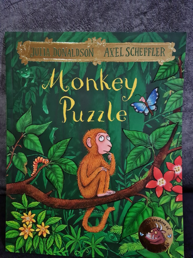 Julia Donaldson children's story book - Monkey Puzzle, Hobbies & Toys ...