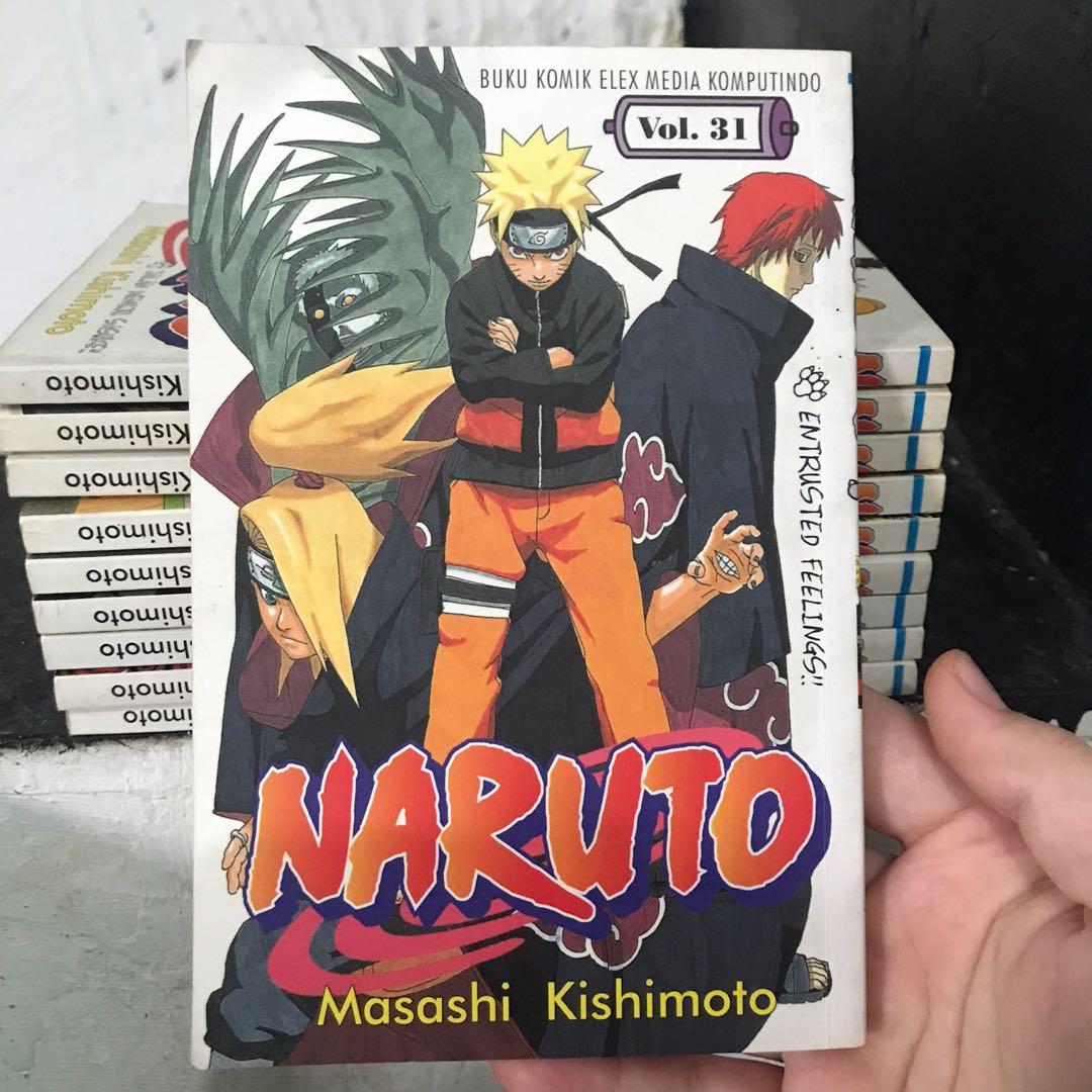 Komik Naruto Vol. 31-40, Buku & Alat Tulis, Komik dan Manga di Carousell