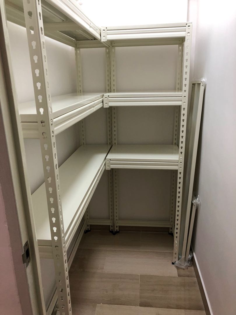 L Shape Store Rack, Furniture & Home Living, Furniture, Shelves ...