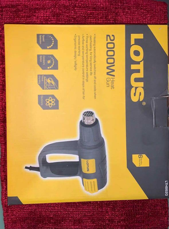 Lotus 2000w Heater Gun, Commercial & Industrial, Construction Tools ...