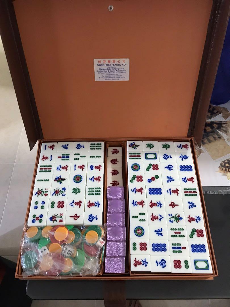 Singapore Mahjong A1 (4 animals), Hobbies & Toys, Toys & Games on Carousell