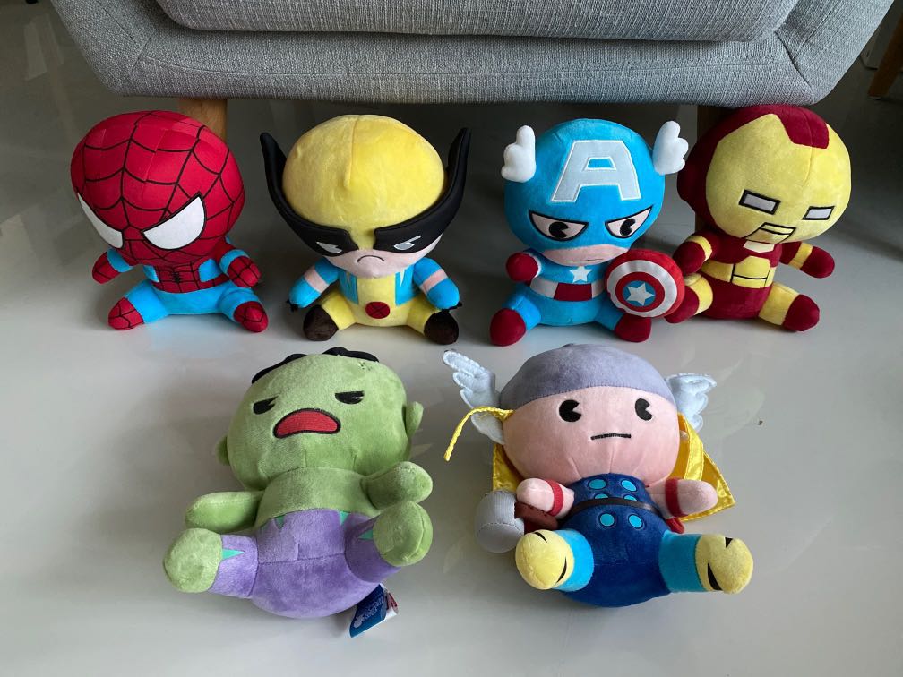 Marvel Heroes Plushie, Hobbies & Toys, Memorabilia & Collectibles, Fan ...