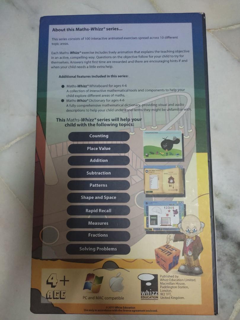 Maths-Whizz Students' Resource CD, Hobbies & Toys, Books & Magazines ...