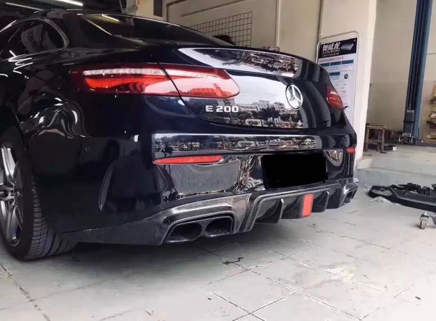 Mercedes E300 Coupe C238 Carbon Diffuser, Car Accessories, Accessories ...