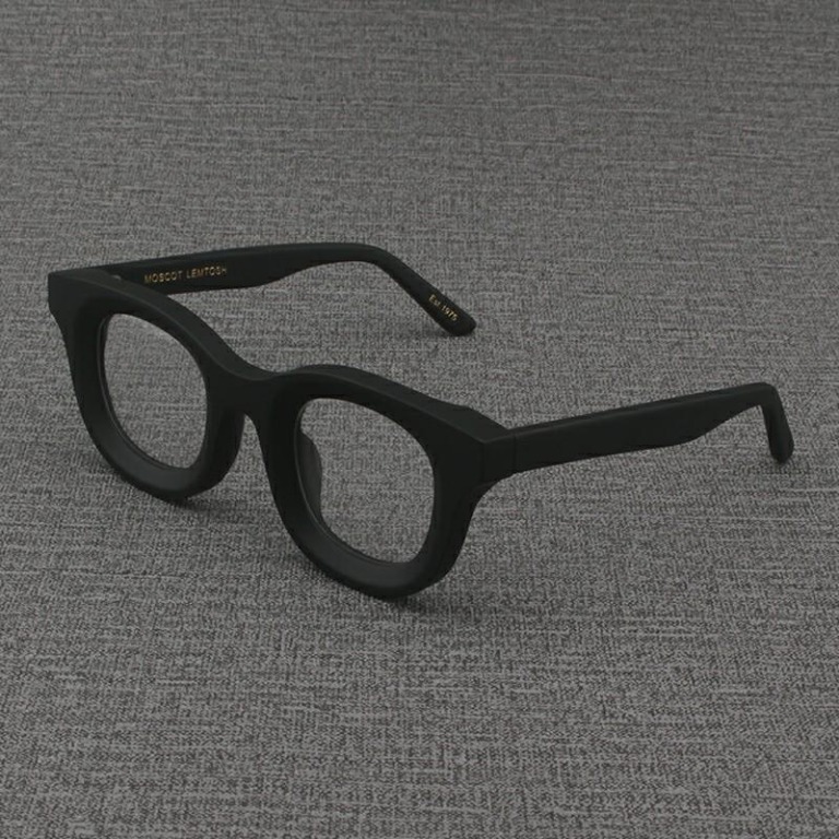 Moscot Lemtosh Full Matte Black rare thick Frame eye wear unisex ...