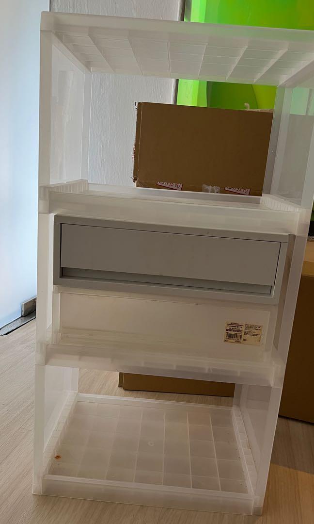 Muji Plastic storage cabinets and drawers, Furniture & Home Living ...