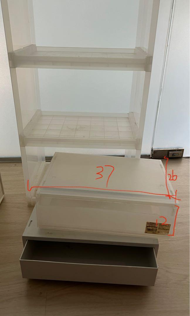 Muji Plastic storage cabinets and drawers, Furniture & Home Living ...