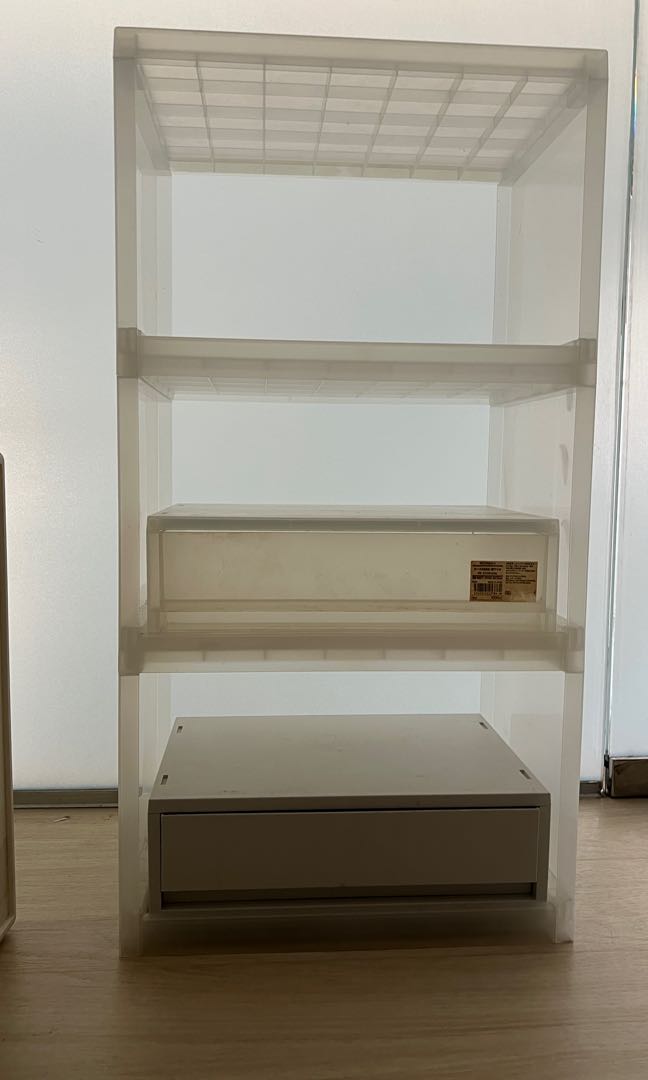 Muji Plastic storage cabinets and drawers, Furniture & Home Living ...