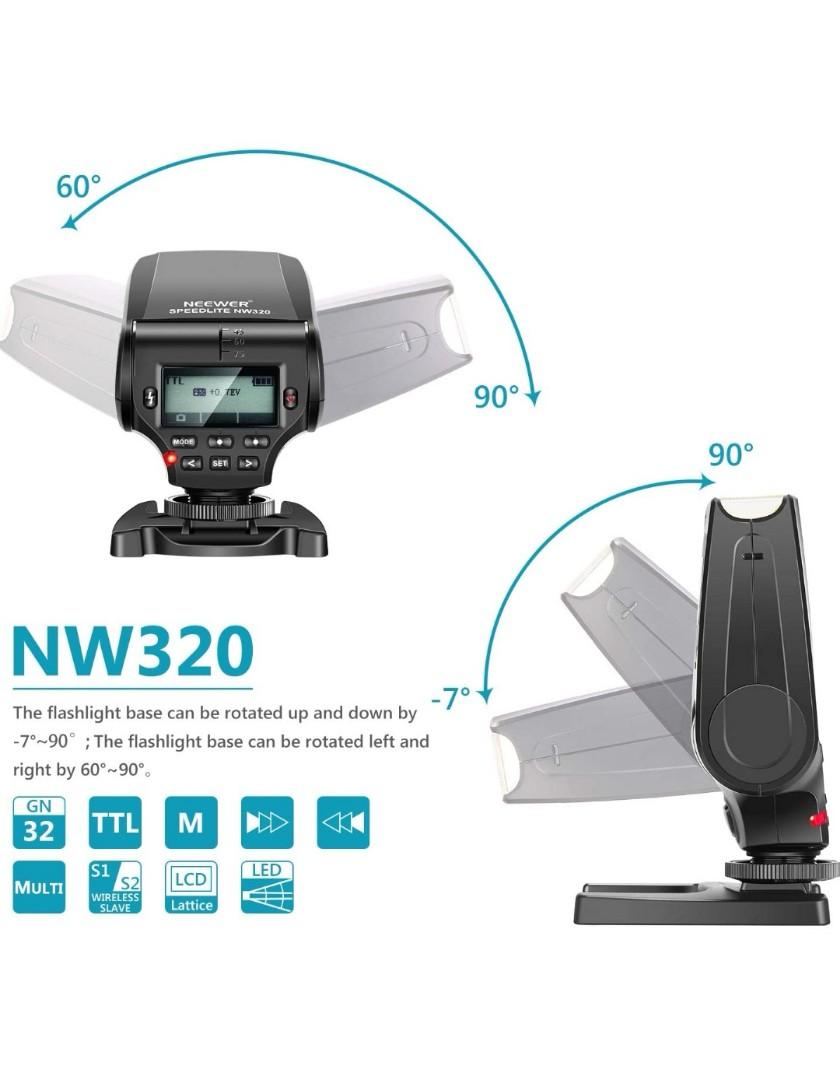 NEEWER NW320 SPEEDLITE. /1.210, Photography, Photography Accessories ...