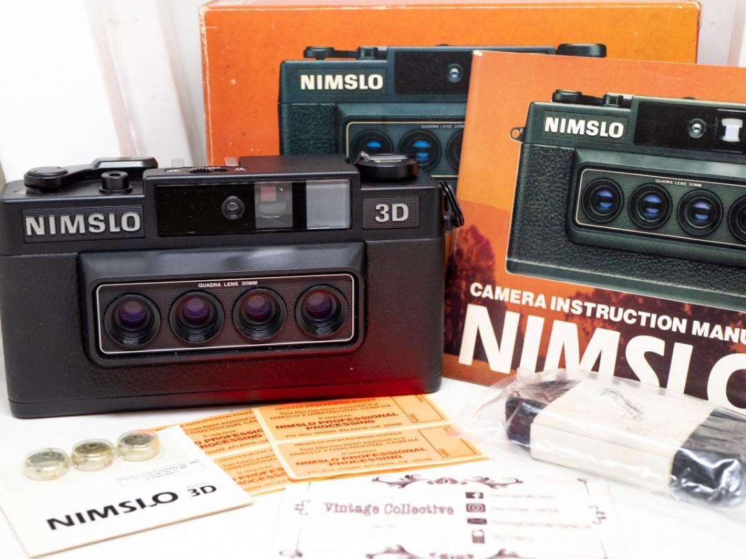Nimslo 3D 35 mm Quadrascopic Stereo 3D Lenticular Camera, Photography ...