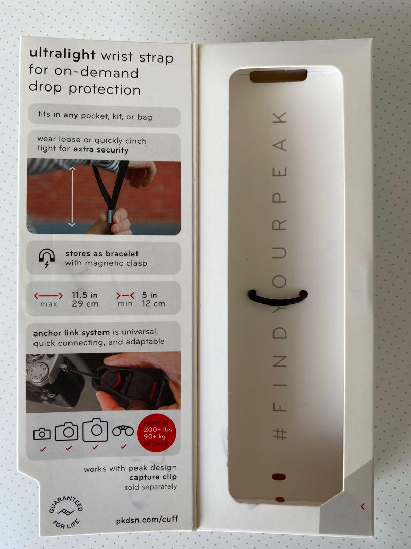 Peak Design (PD) CUFF Camera Wrist Strap, Photography, Photography ...