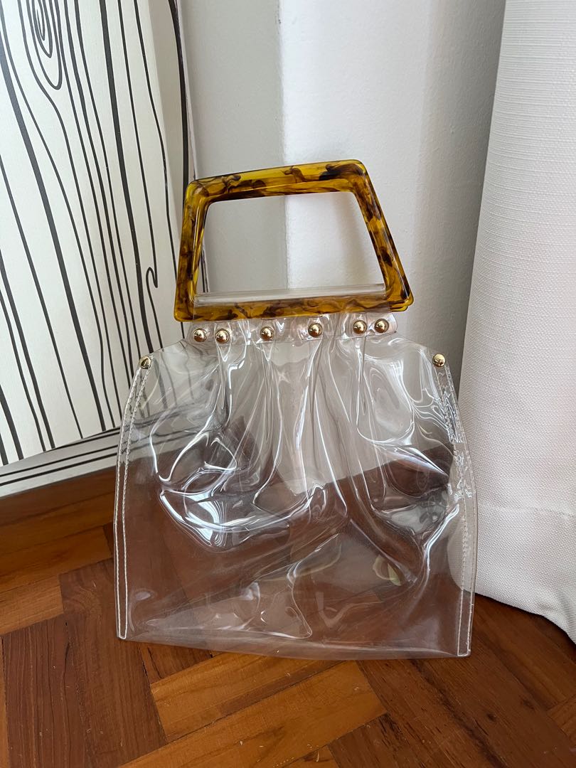 Plexi Acrylic Transparent Handbag, Women's Fashion, Bags & Wallets ...
