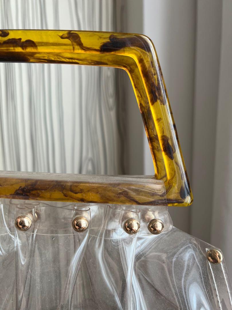 Plexi Acrylic Transparent Handbag, Women's Fashion, Bags & Wallets ...