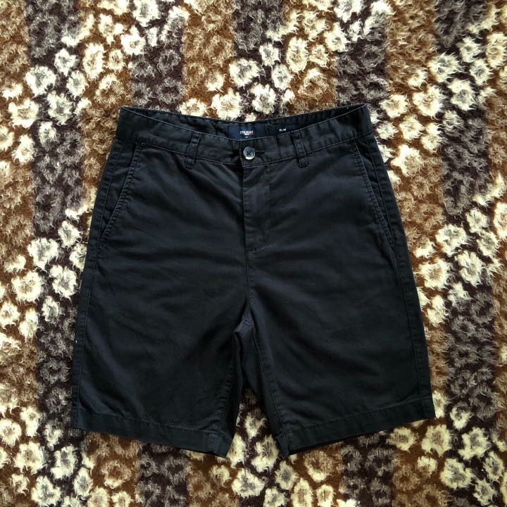 POLHAM SLIM FIT (BLACK), Men's Fashion, Bottoms, Shorts on Carousell