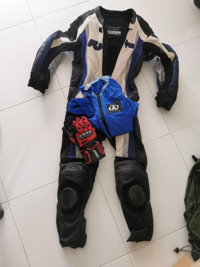 Racing Suit, Inner liner and Glove combo, Motorcycles, Motorcycle ...