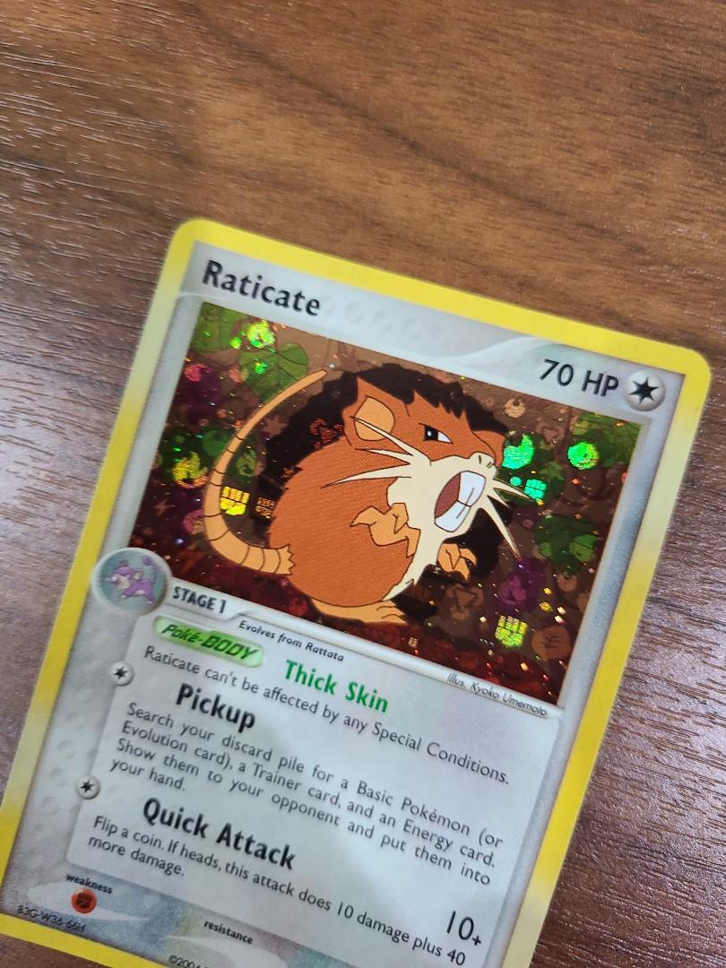 raticate evolutions reverse holo