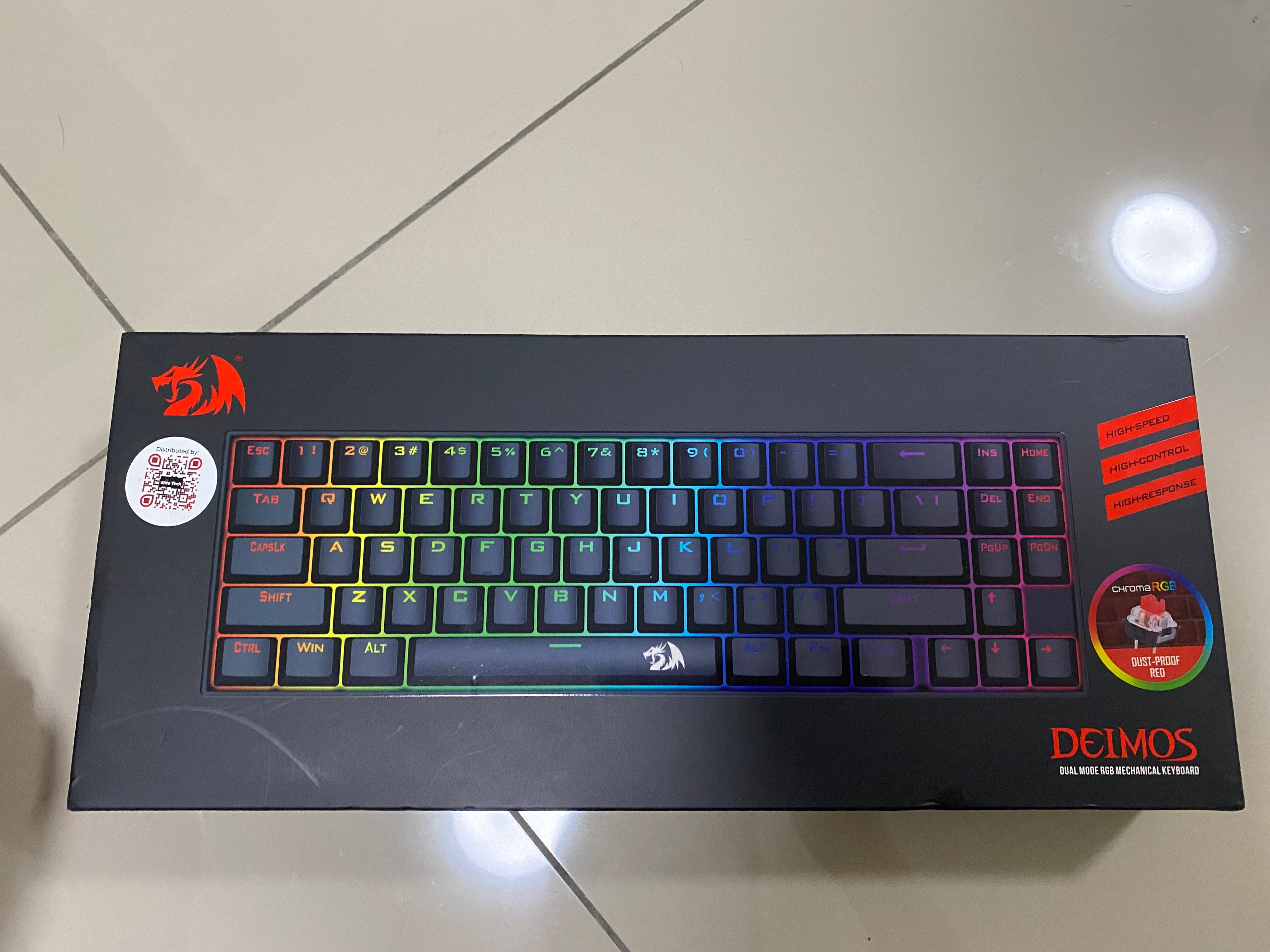 Red Dragon RGB Wireless Mechanical Keyboard K599, Computers & Tech ...