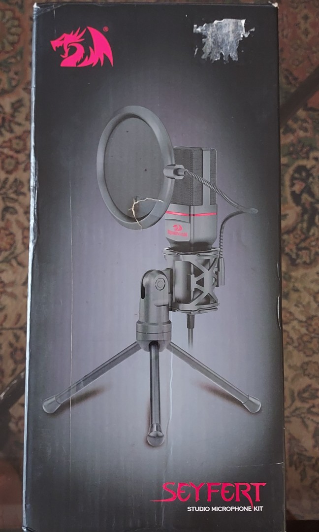 Red Dragon Seyfert Gaming/Studio Microphone Kit, Audio, Microphones on ...